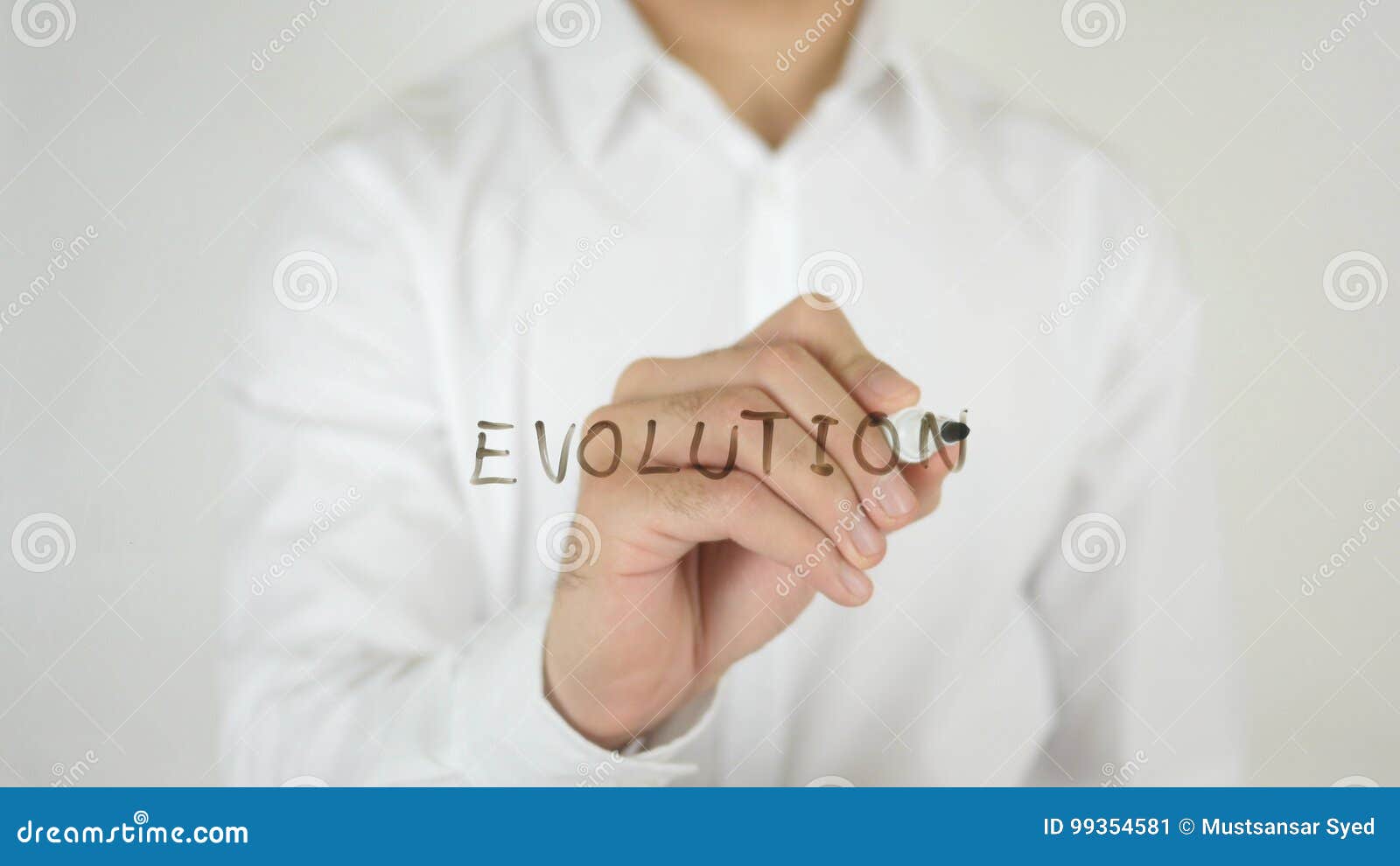 Evolution, Written on Glass Stock Image - Image of illustrating, word ...