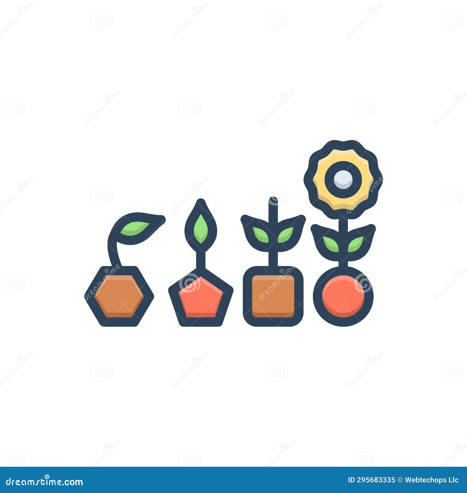 Color Illustration Icon for Evolutiong, Growth and Rising Stock ...