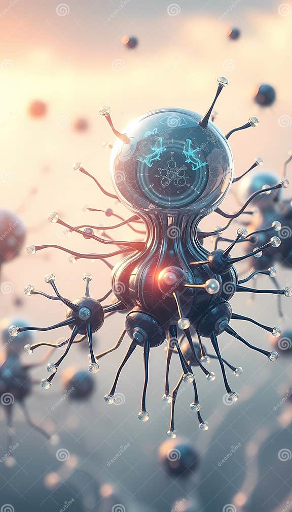 Evolutionizing Life: the Future of Bioengineering Stock Illustration ...