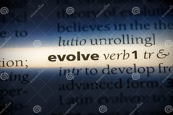 Evolve stock image. Image of vocabulary, idea, thesaurus - 161578841