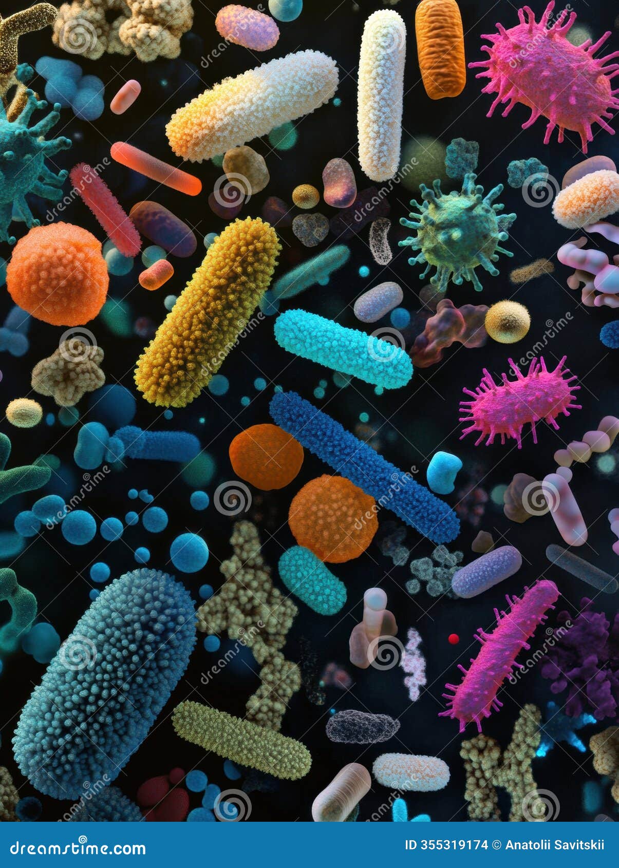 Evolving Bacterial Colonies with Diverse Shapes and Colors Displaying ...