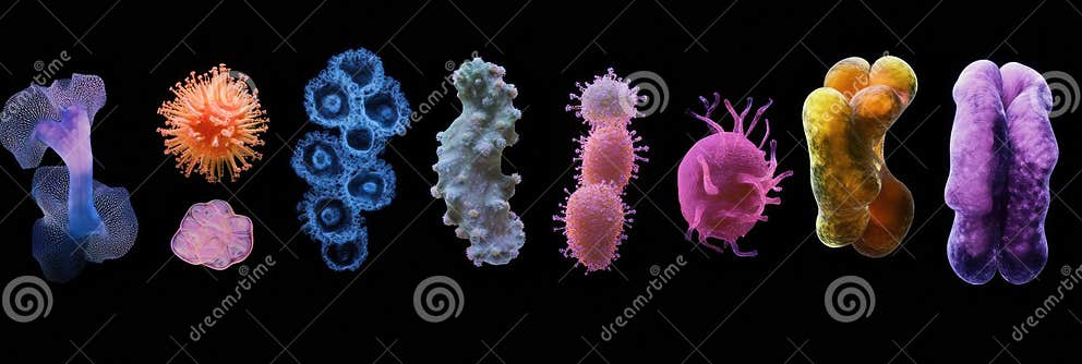 Evolving Bacterial Forms Showcasing Diversity and Complexity in ...