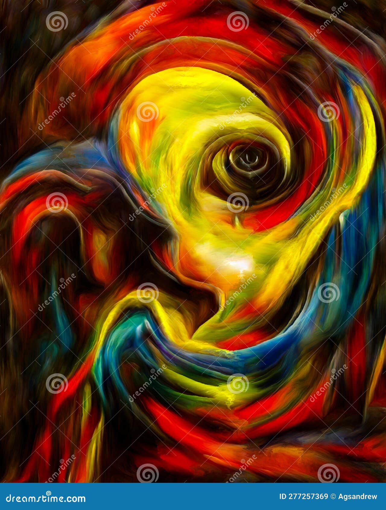 Evolving Colored Forms stock image. Image of media, concept - 277257369