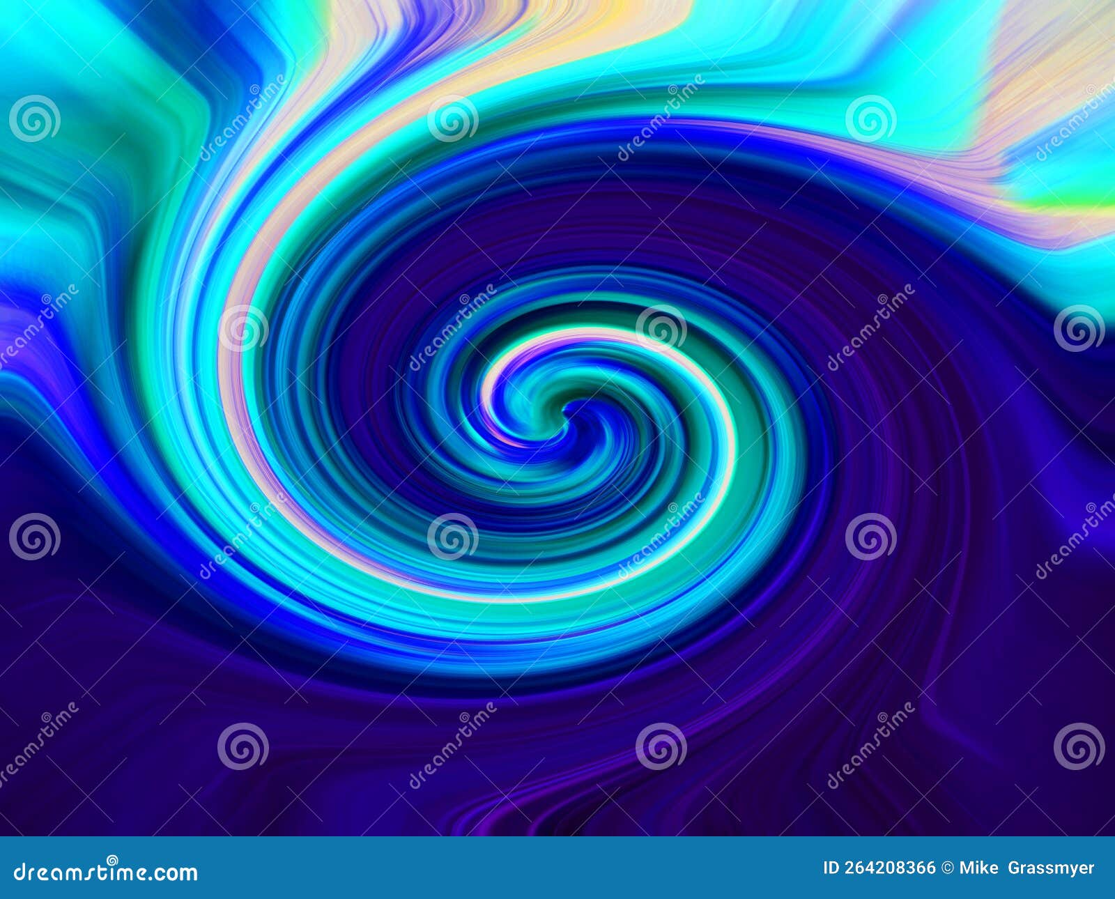 Evolving Colors Spinning from within Stock Photo - Image of fluid ...