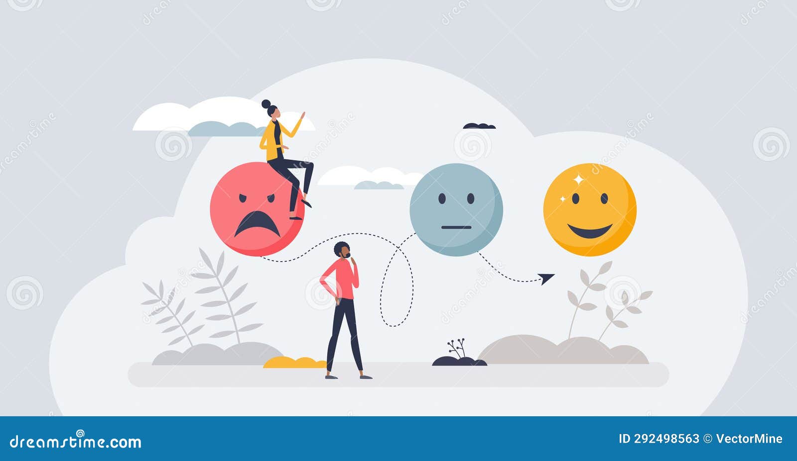 Evolving Emotions And Psychological Feeling Development Tiny Person ...