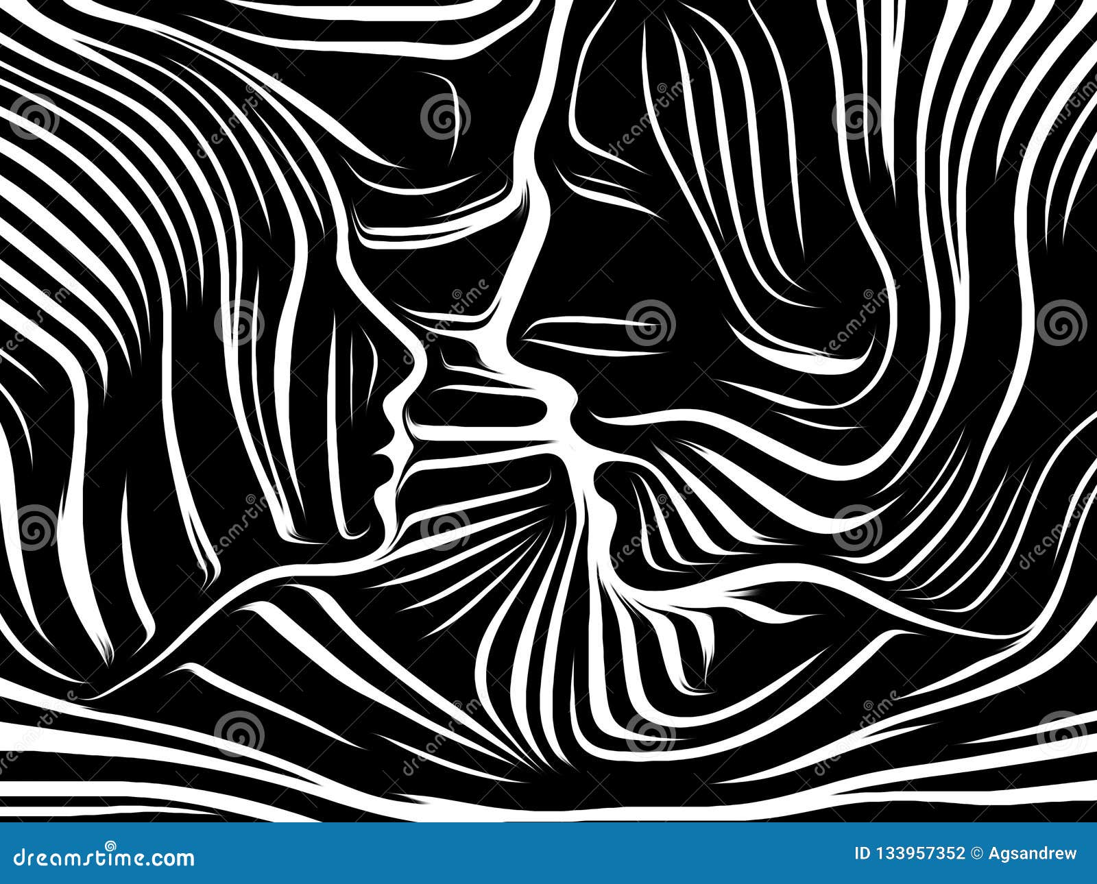 Evolving Inner Lines stock illustration. Illustration of inspiration ...