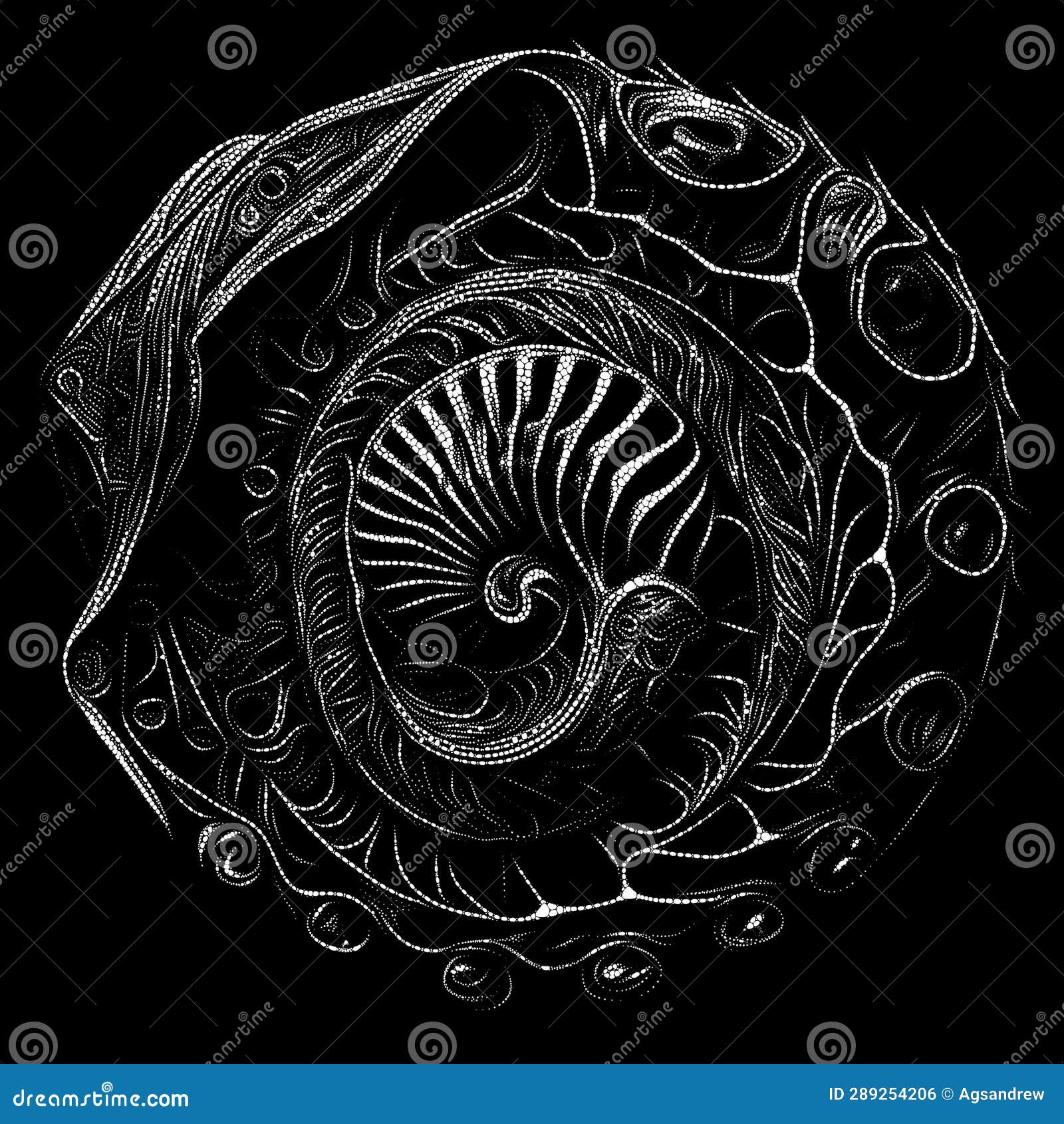 Evolving Line Stipple stock illustration. Illustration of element ...