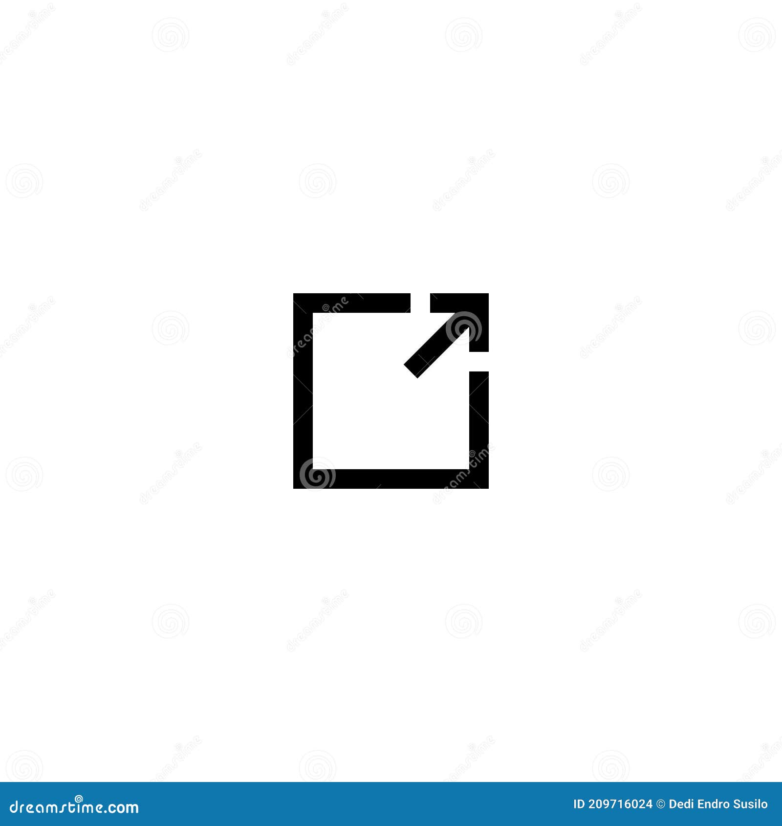 The Evolving Logo Depicts A Square And An Exit Arrow Which Means To ...