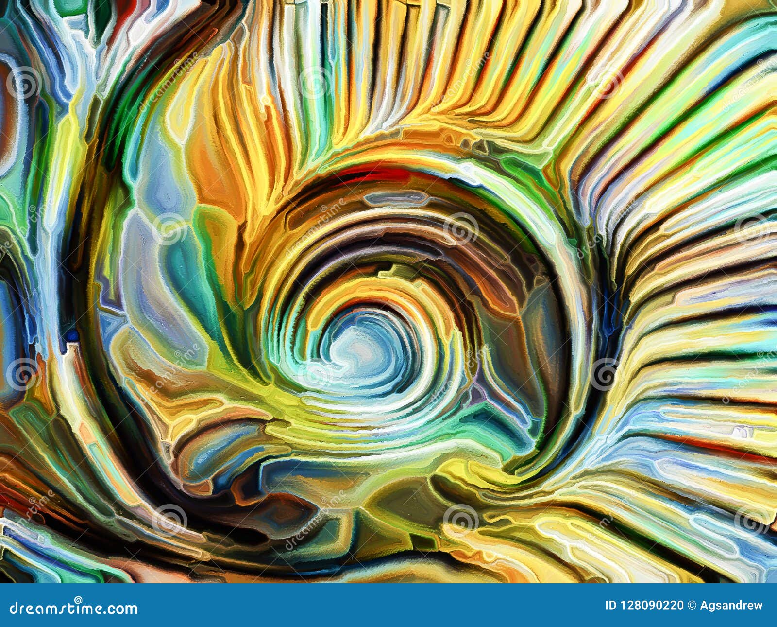 Evolving Pattern stock illustration. Illustration of watercolor - 128090220