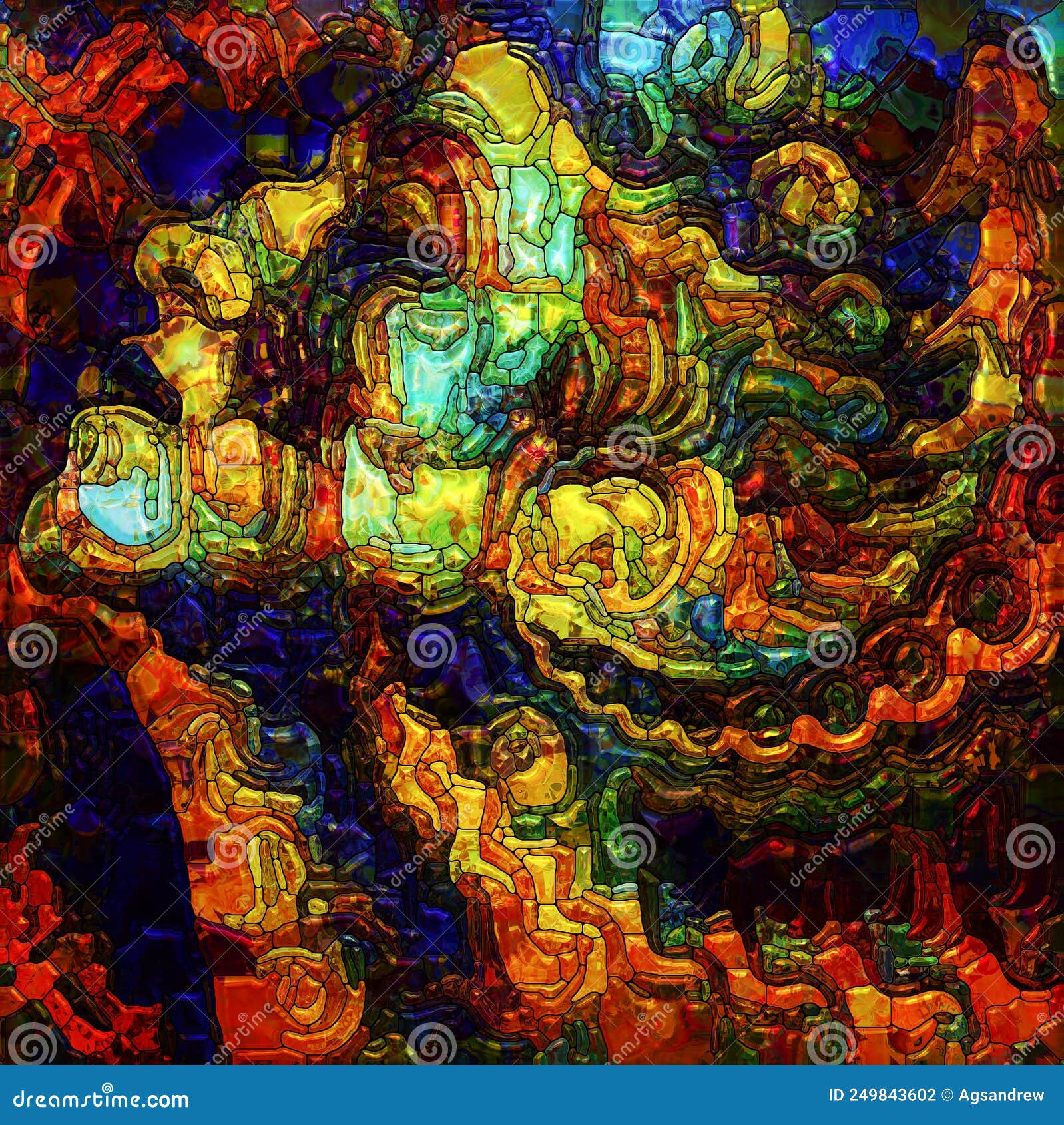 Evolving Perception Glass stock illustration. Illustration of ...