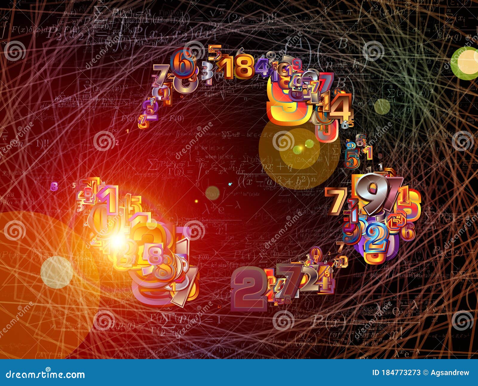 Evolving Space Geometry stock illustration. Illustration of grid ...