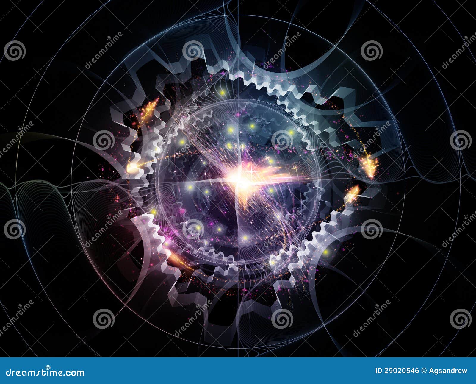 Evolving Technology stock illustration. Illustration of light - 29020546