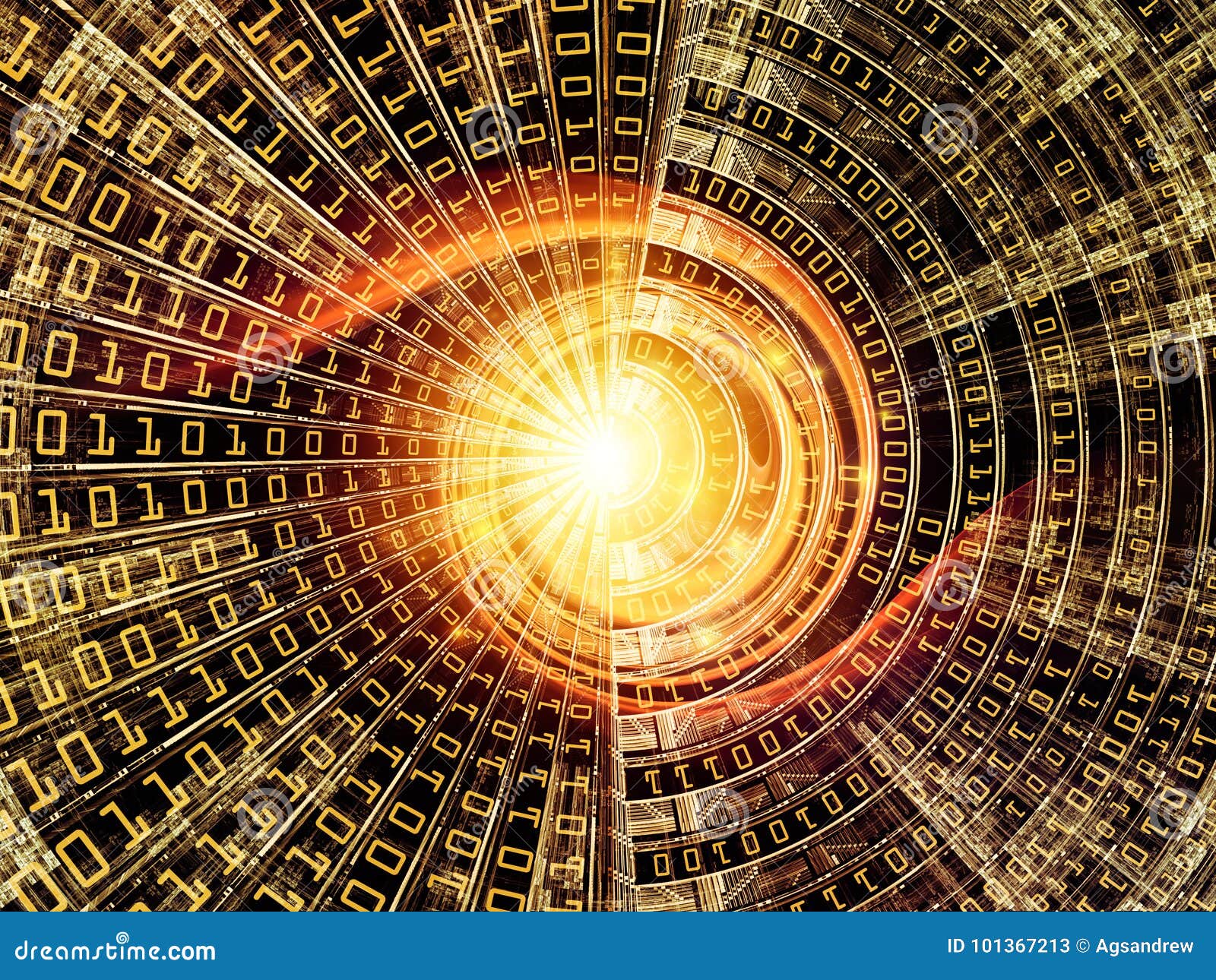 Evolving World of Numbers stock illustration. Illustration of disc ...