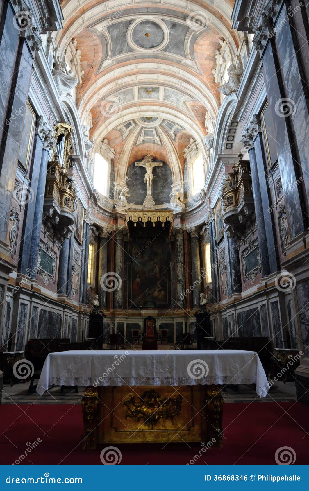 Evora cathedral stock photo. Image of architecture, portugal - 36868346