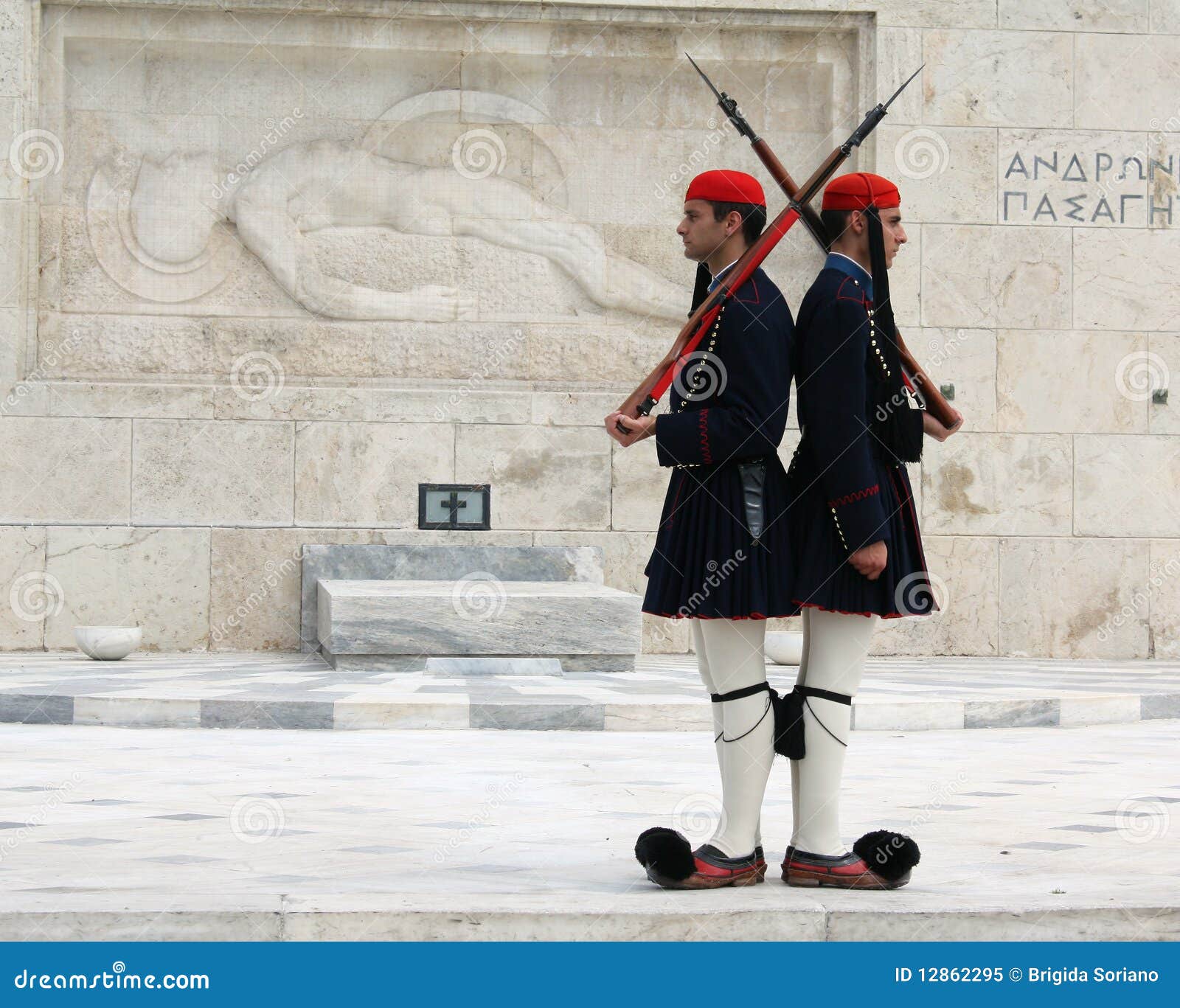 Tsolias Or Known As Evzones Is Greeces Historic Presidential Guard ...