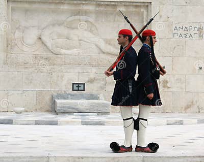 Evzones editorial image. Image of evzone, blue, ceremony - 12862295