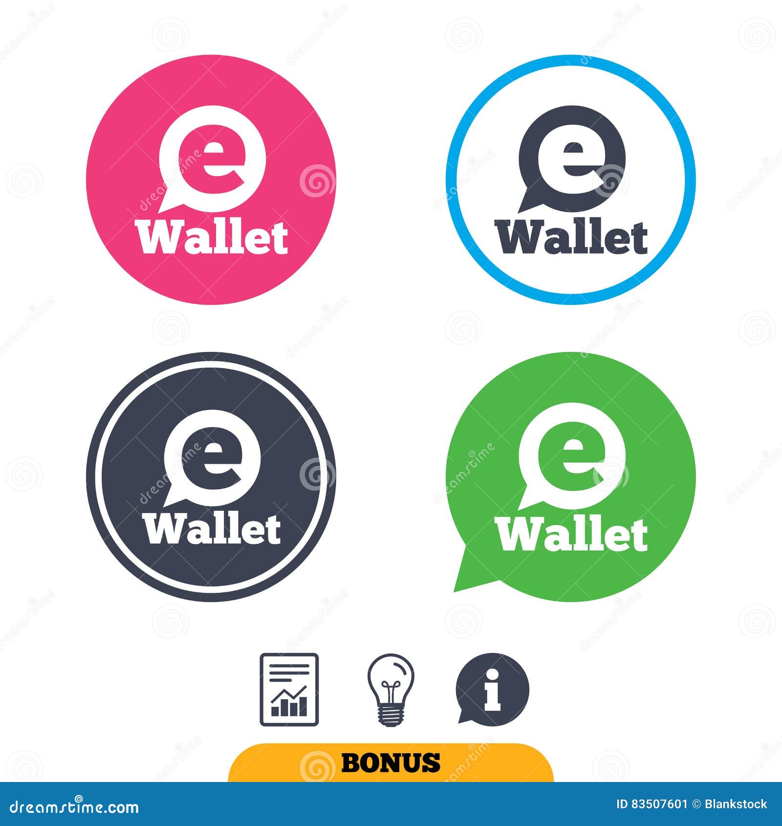 EWallet Sign Icon. Electronic Wallet Symbol Stock Vector - Illustration ...