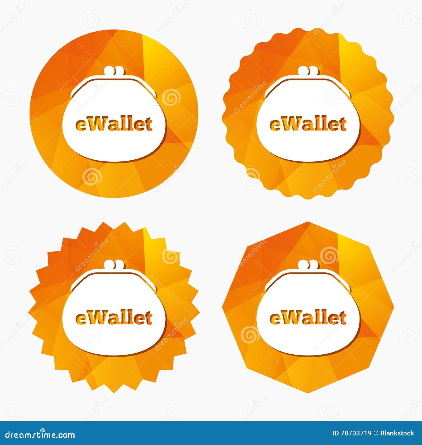EWallet Sign Icon. Electronic Wallet Symbol Stock Vector - Illustration ...
