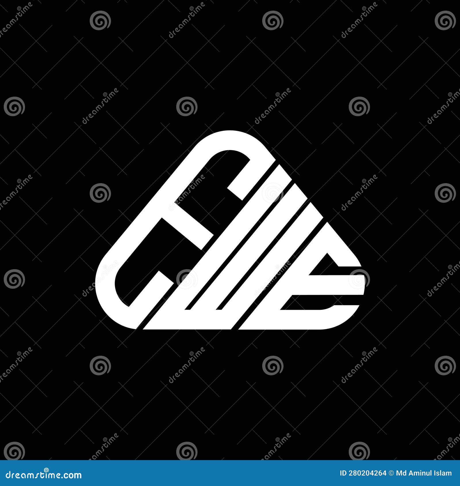 EWE Letter Logo Creative Design with Vector Graphic, EWE Simple and ...
