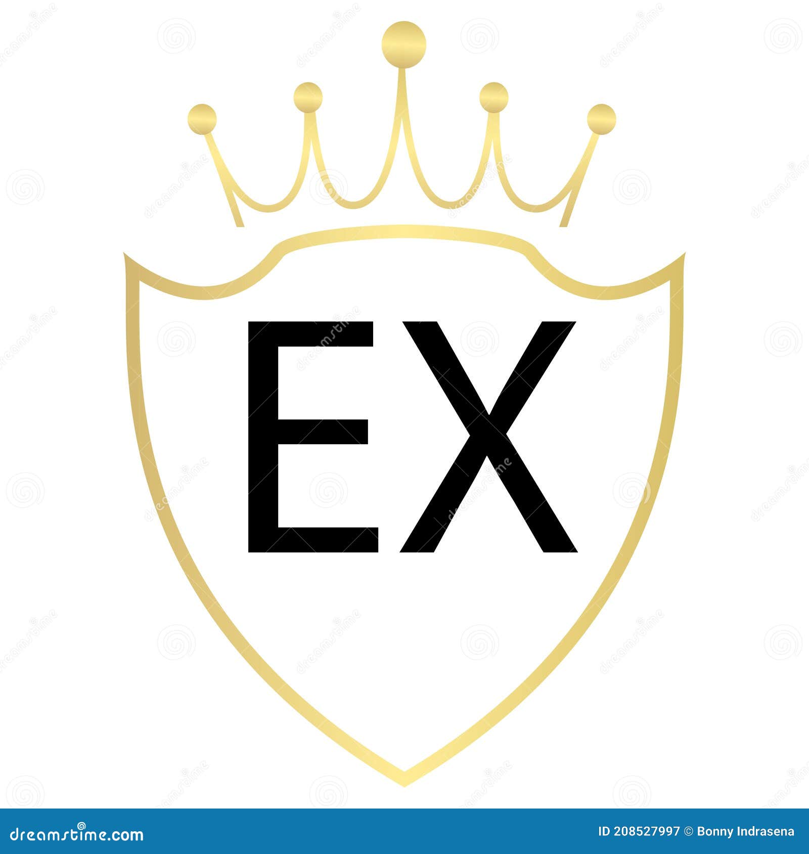 EX Letter Logo Design with Simple Style Stock Vector - Illustration of ...