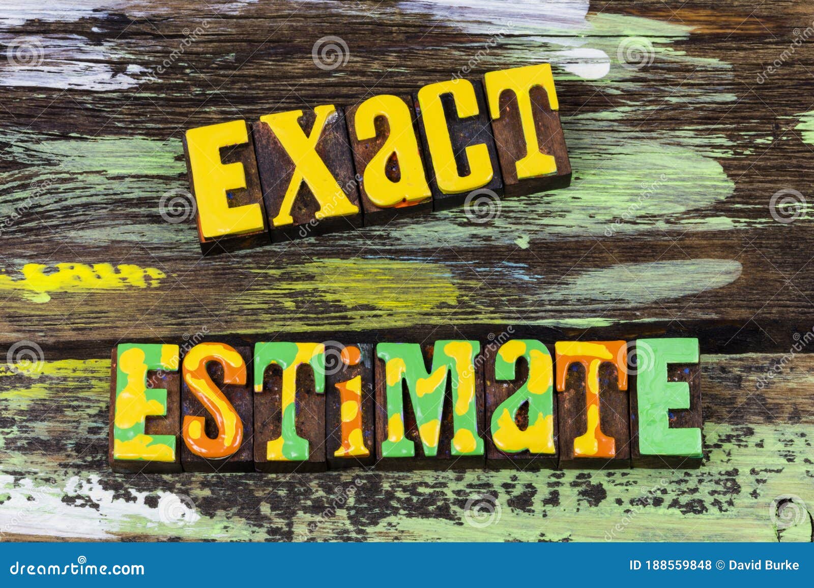 Exact Estimate Precision Measurement Approximate Estimation Guess Stock ...