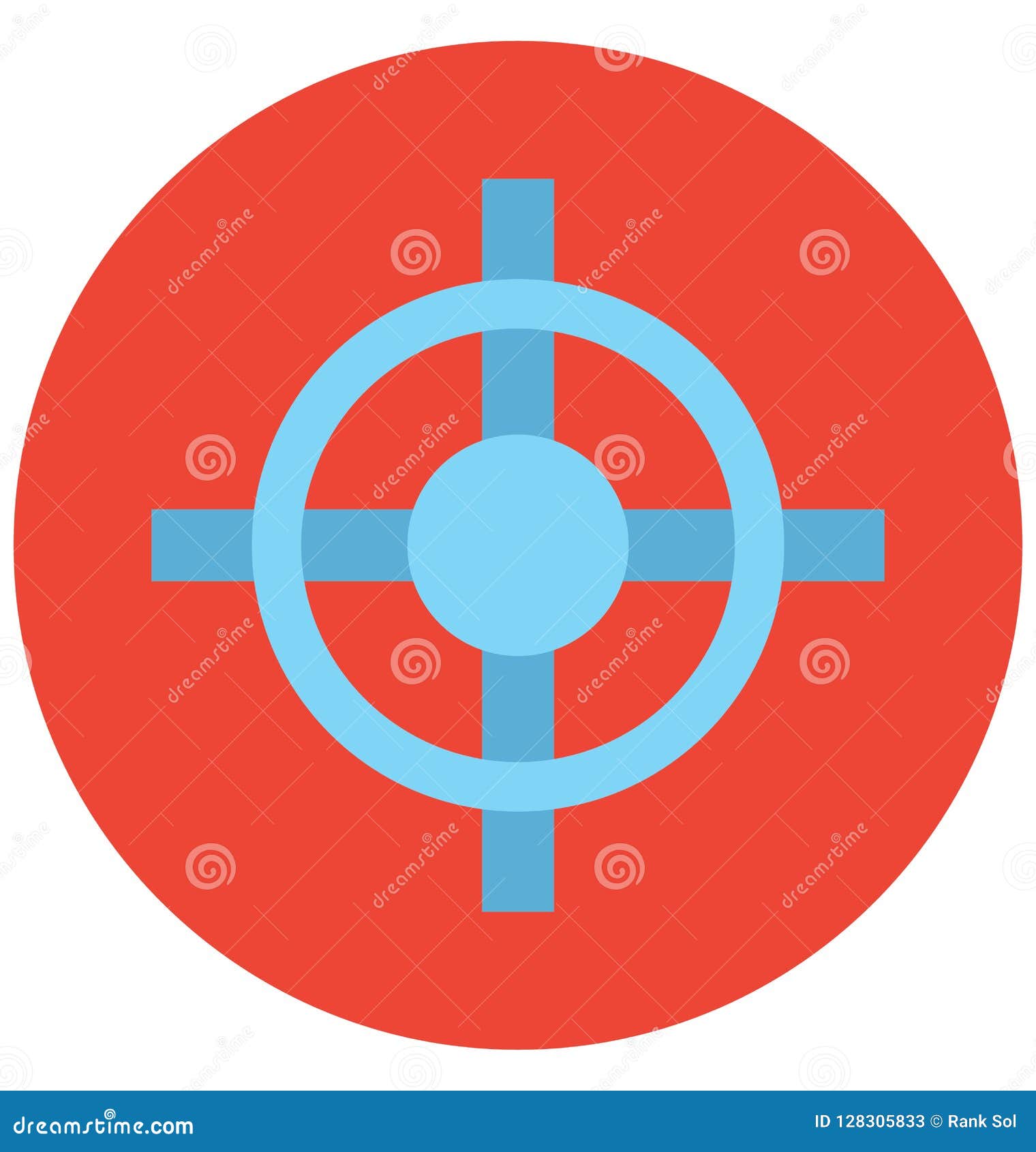 Exact Location Icon Cartoon Vector | CartoonDealer.com #277987463