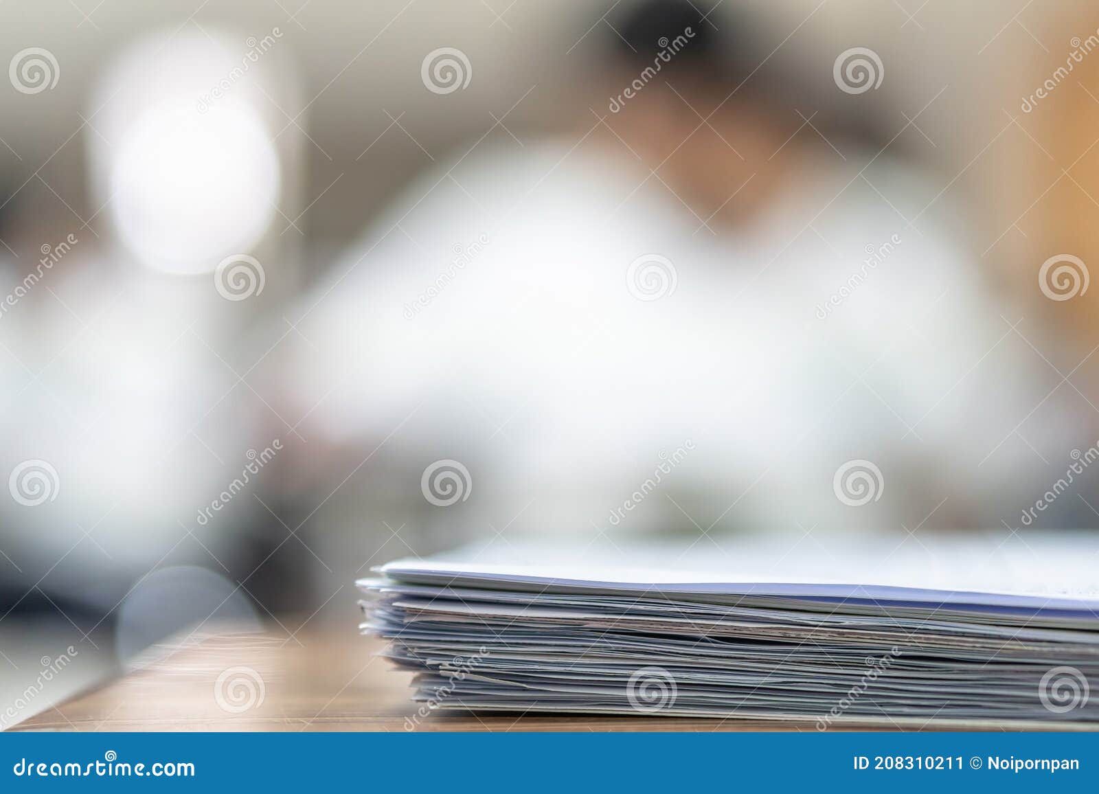 Exam Answer Sheet Pile Blurry Application Document Paperwork Stack on ...