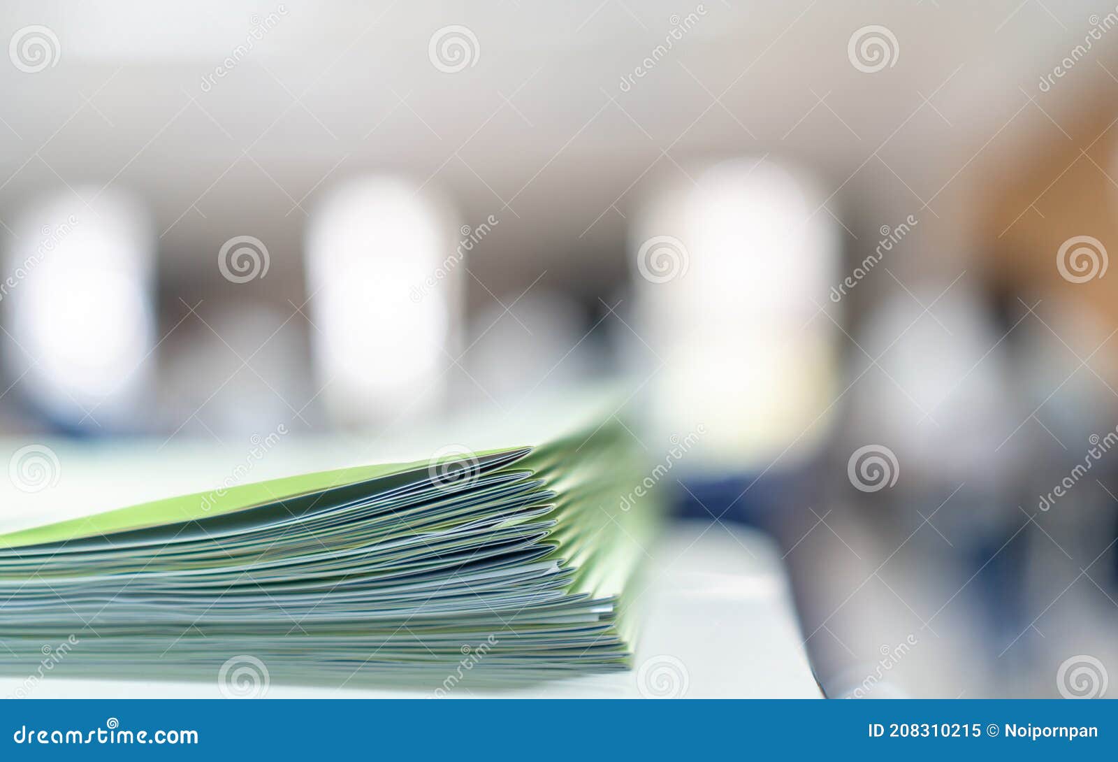 Exam Answer Sheet Pile Blurry Application Document Paperwork Stack on ...