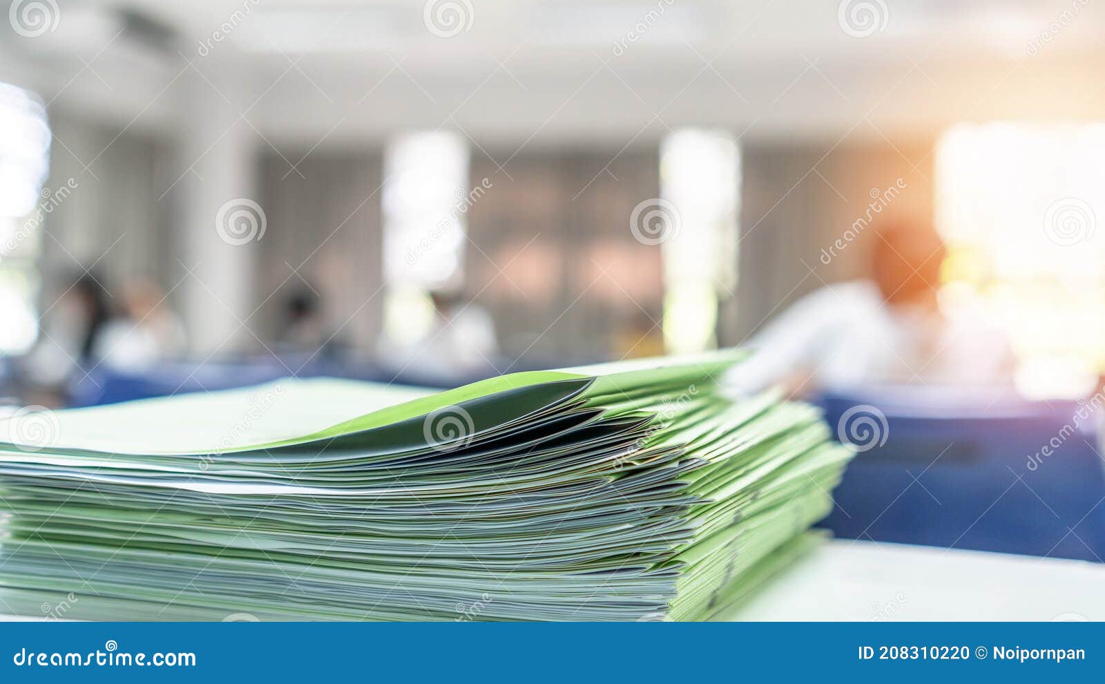 Exam Answer Sheet Pile Blurry Application Document Paperwork Stack on ...