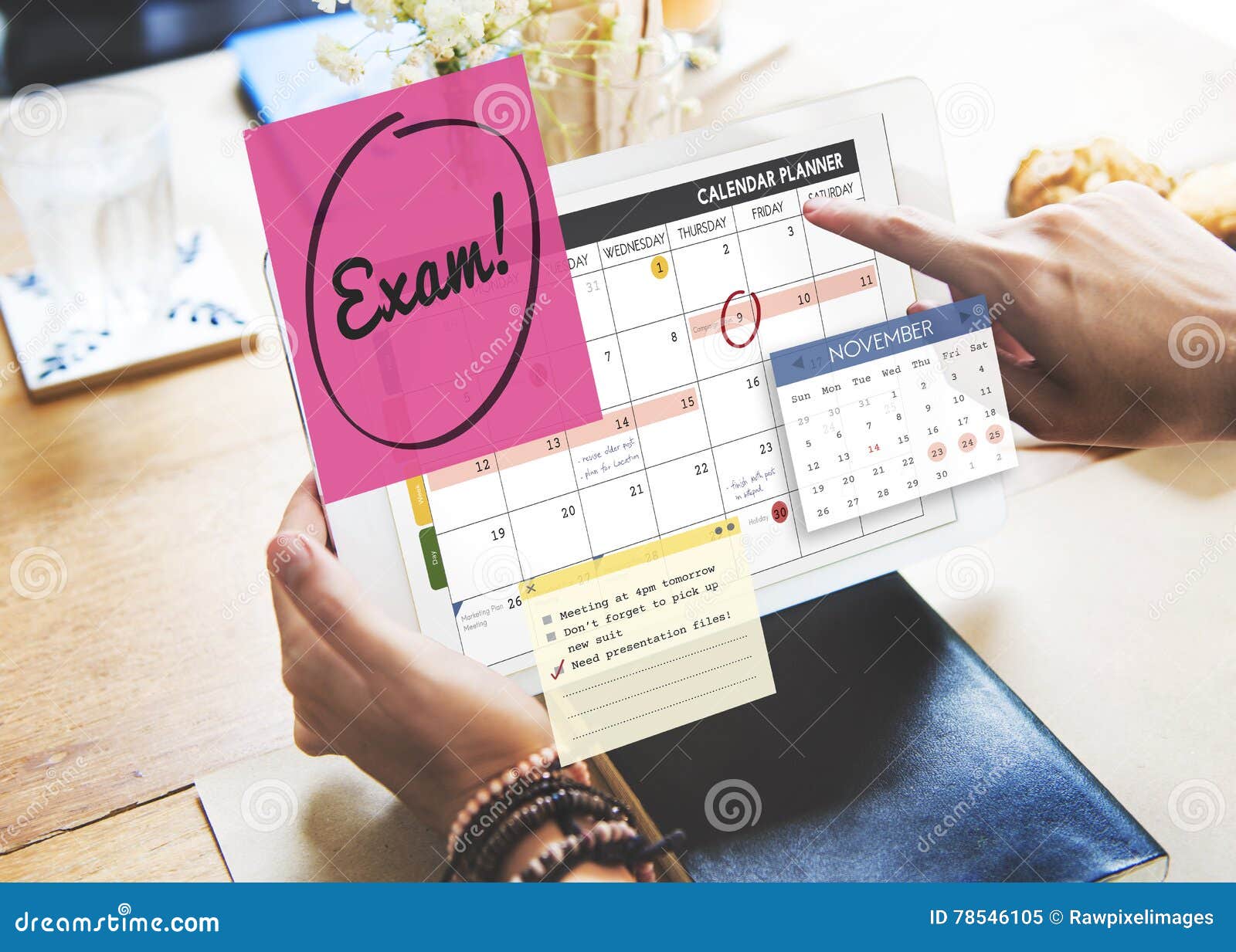 Exam Education To Do Review School Schedule Concept Stock Image - Image ...