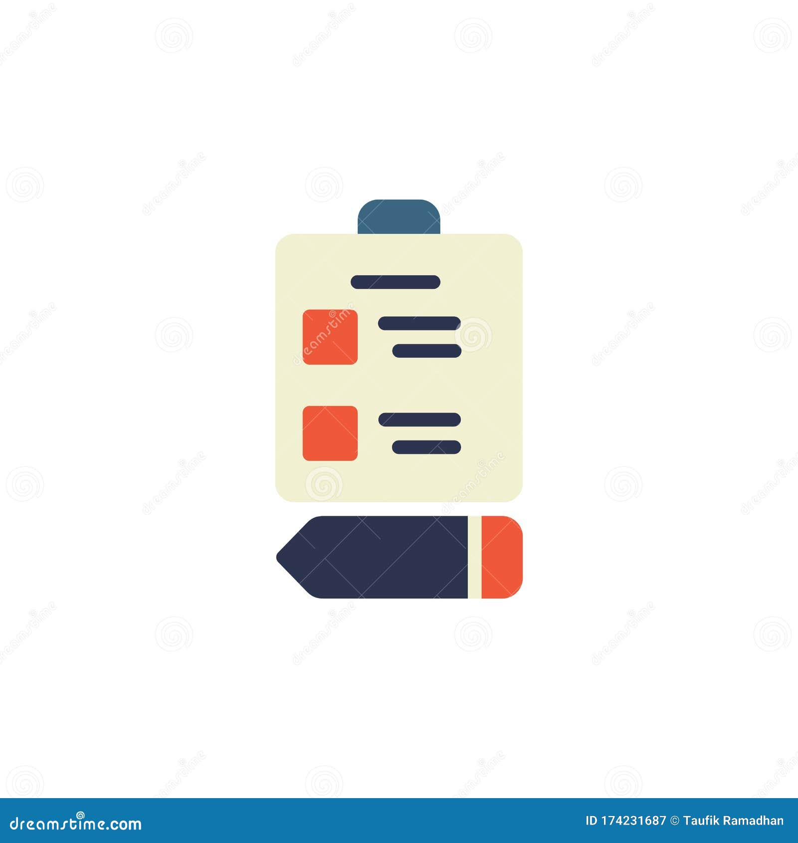 Exam Icon. Online Learning Icon. Perfect for Application, Web, Logo and ...