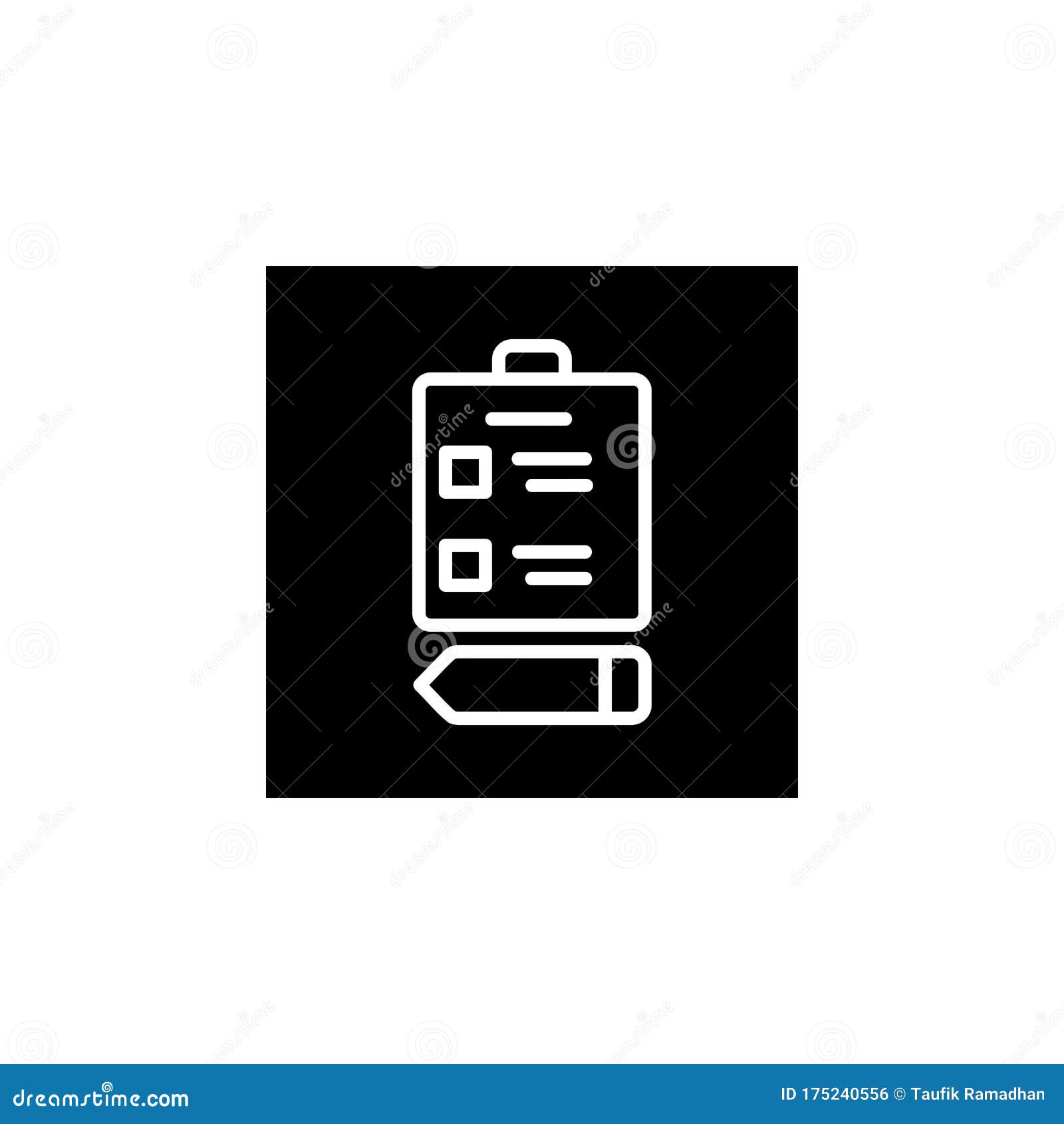 Exam Icon. Online Learning Icon. Perfect for Application, Web, Logo and ...