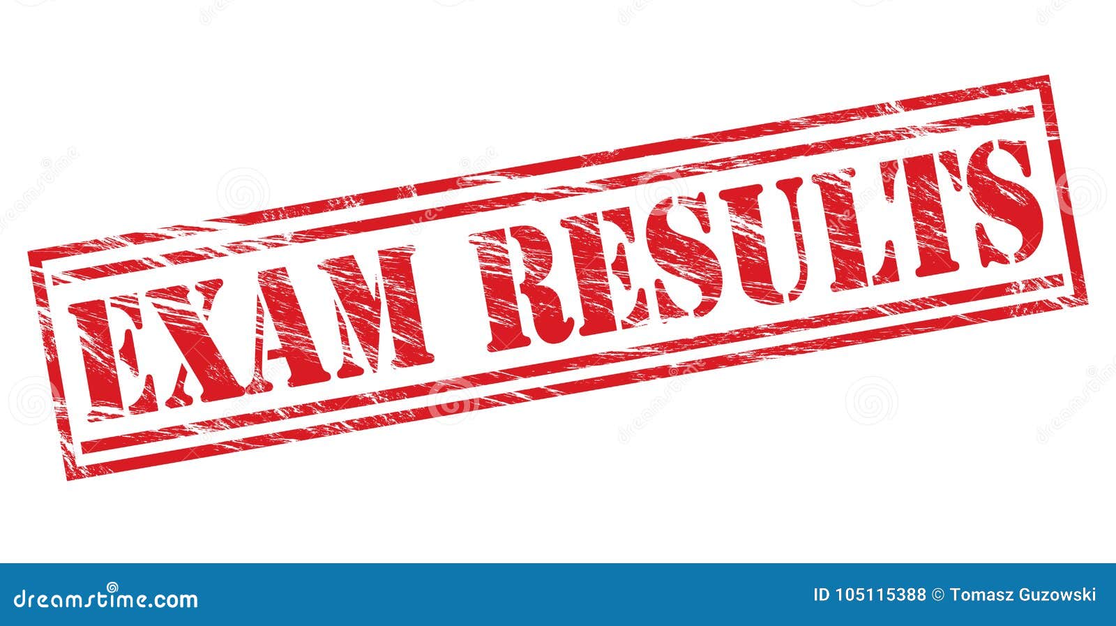 Exam results stamp stock illustration. Illustration of symbol - 105115388