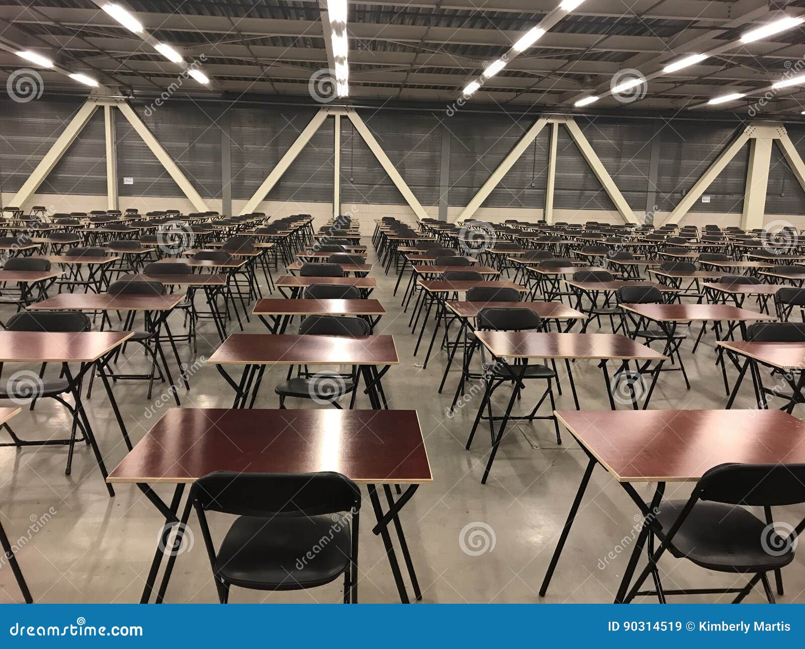 Exam room. stock image. Image of students, tables, room - 90314519
