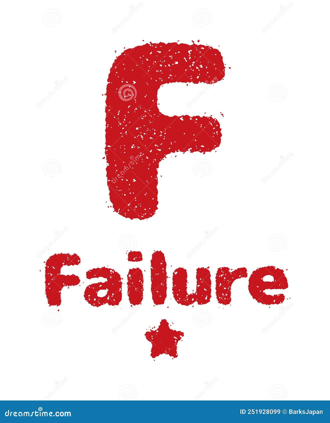 Exam Score Stamp Vector Illustration | Grade F Stock Vector ...