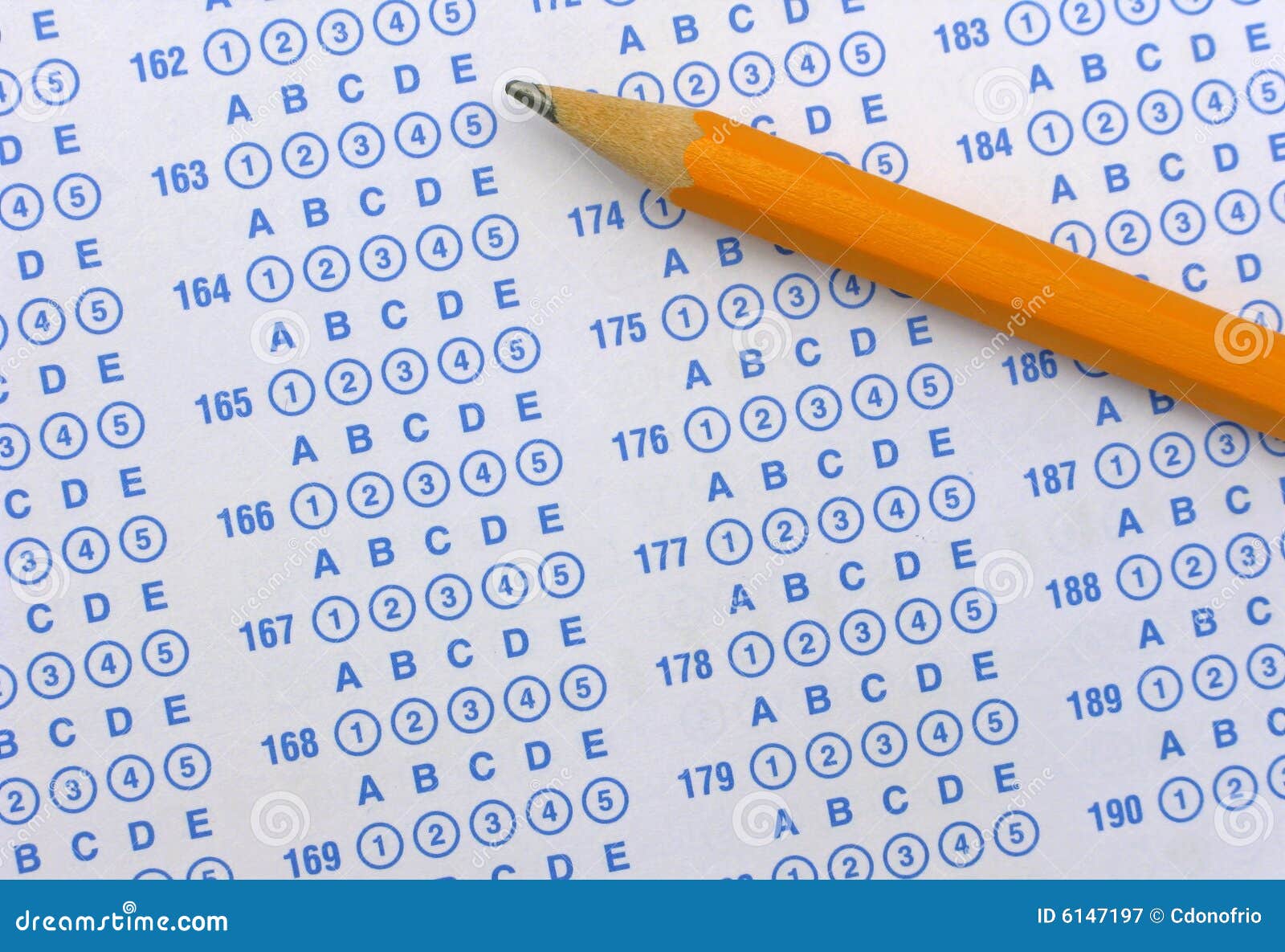 Online Exam Checklist And Pencil Taking Test Choosing