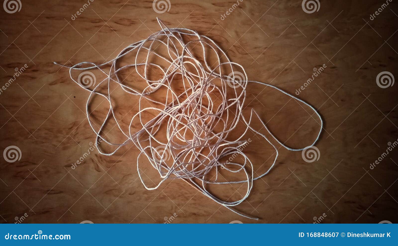 Exam Thread To Tie it Up in the Paper Stock Image - Image of correction ...