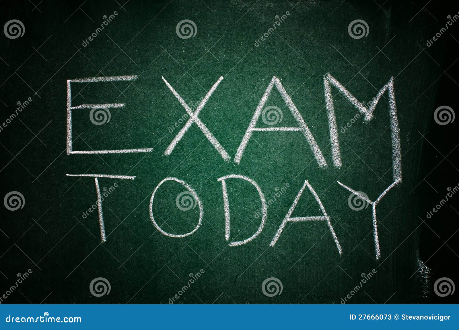 Exam today stock image. Image of classroom, green, education - 27666073