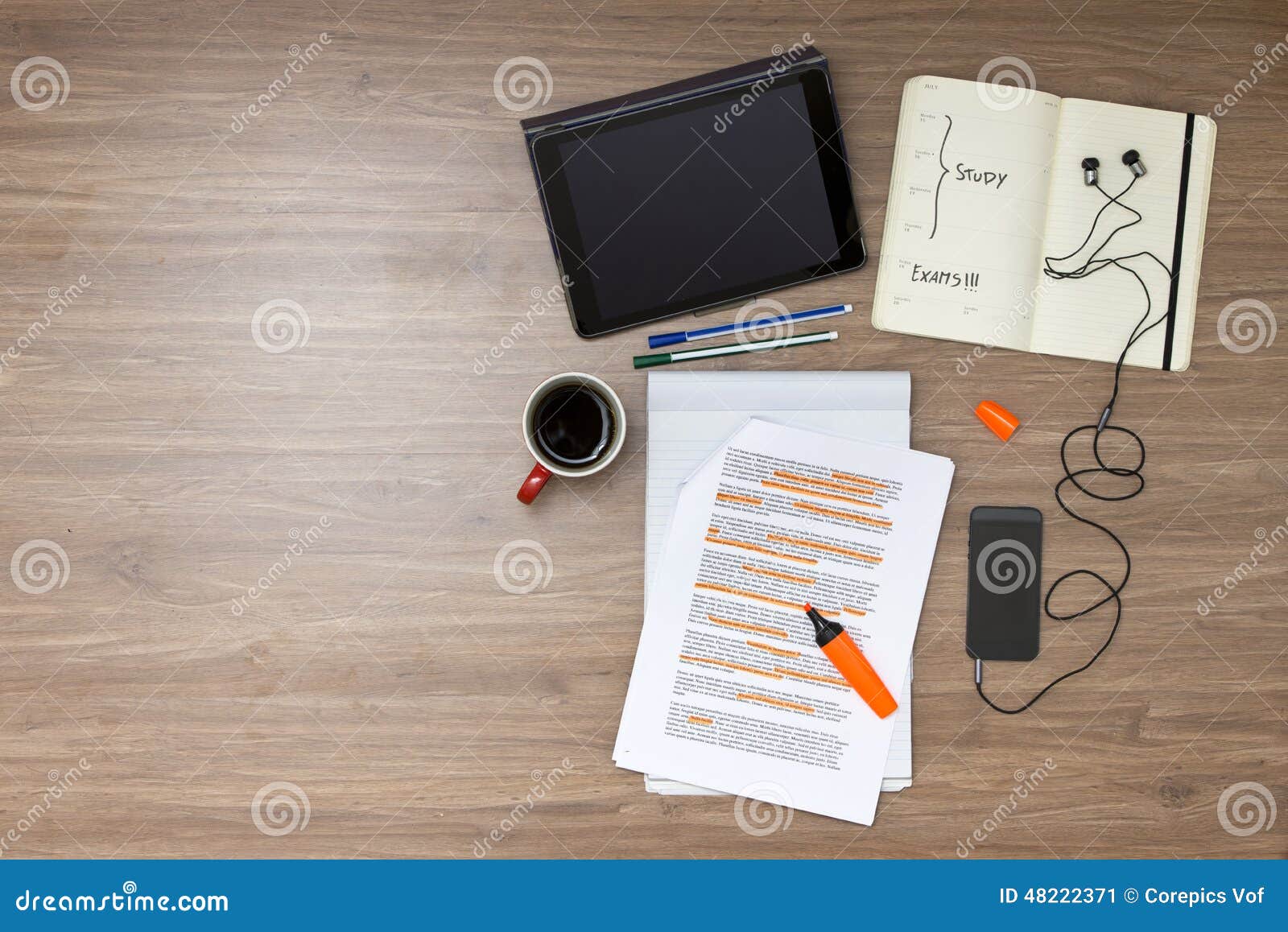 Exam week background stock image. Image of calendar, background - 48222371