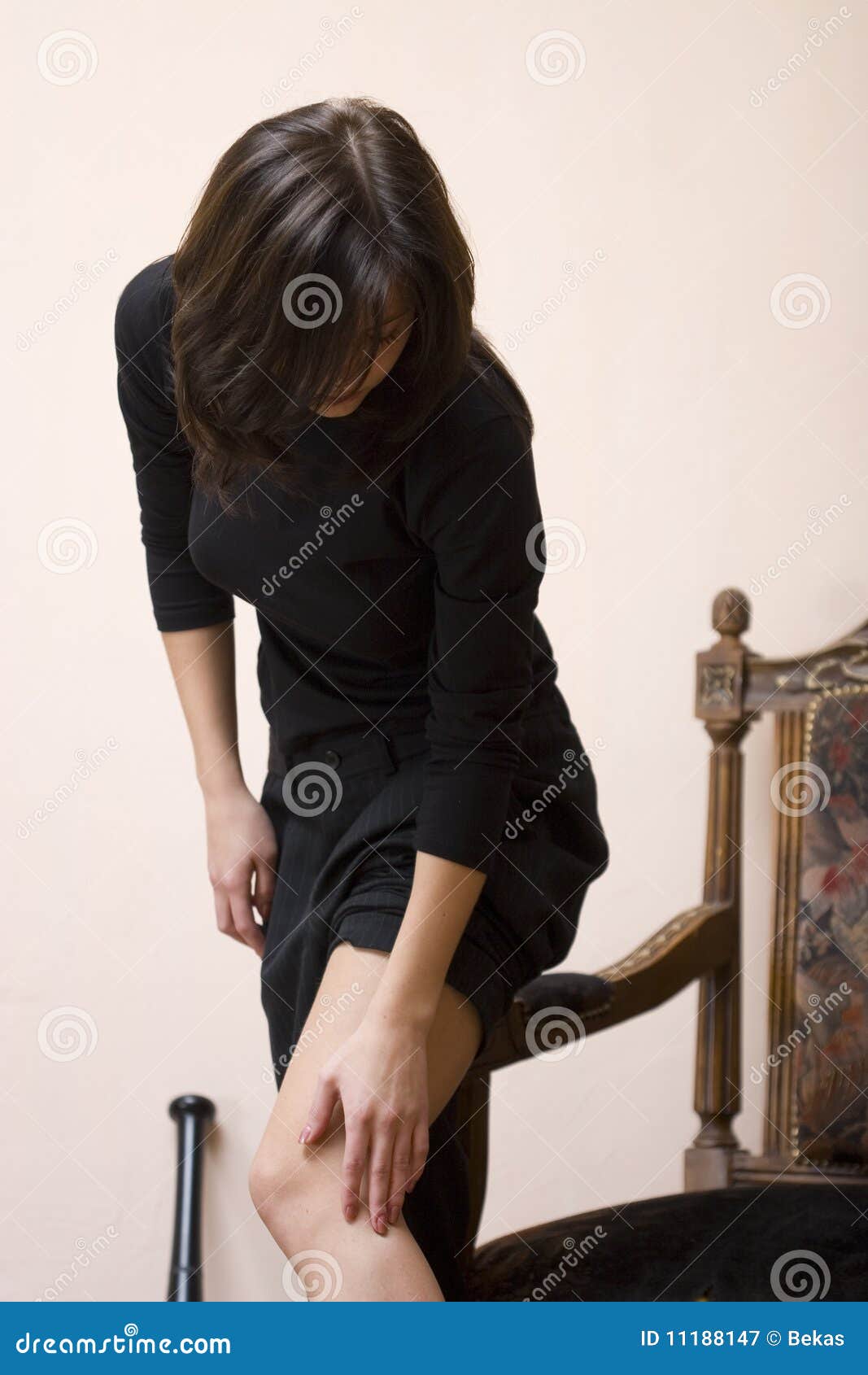 Examination of the body stock image. Image of chair, beautiful - 11188147