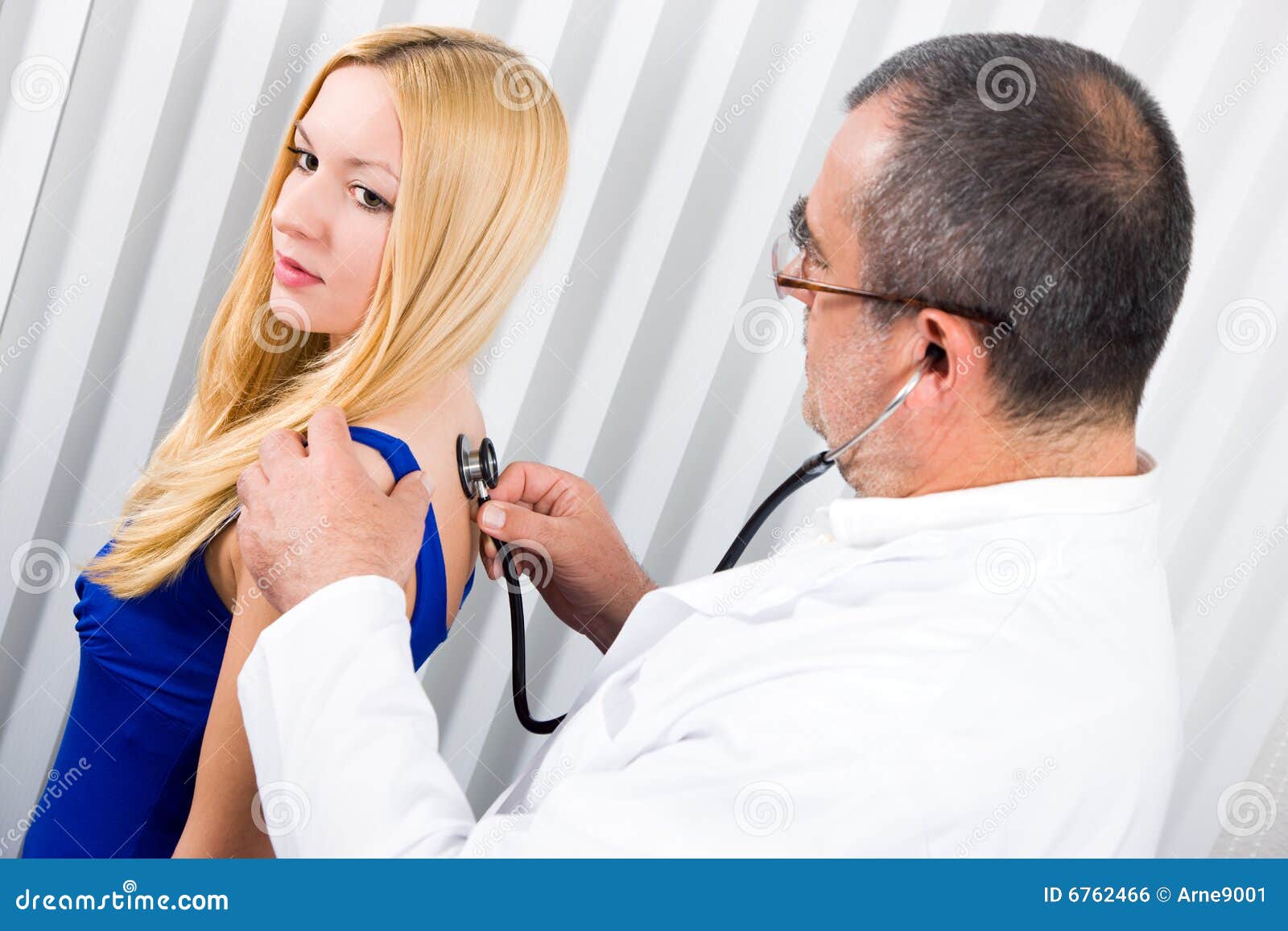 Examination by doctor stock photo. Image of clinic, illness - 6762466