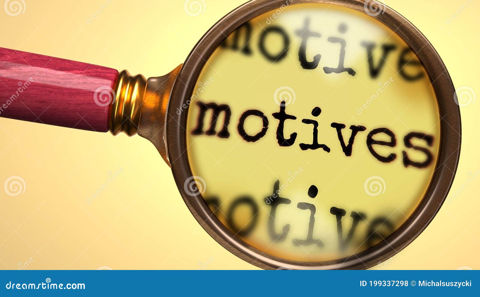 Examine And Study Motives, Showed As A Magnify Glass And Word Motives ... Examine And Study Motives, Showed As A Magnify Glass And Word Motives ...