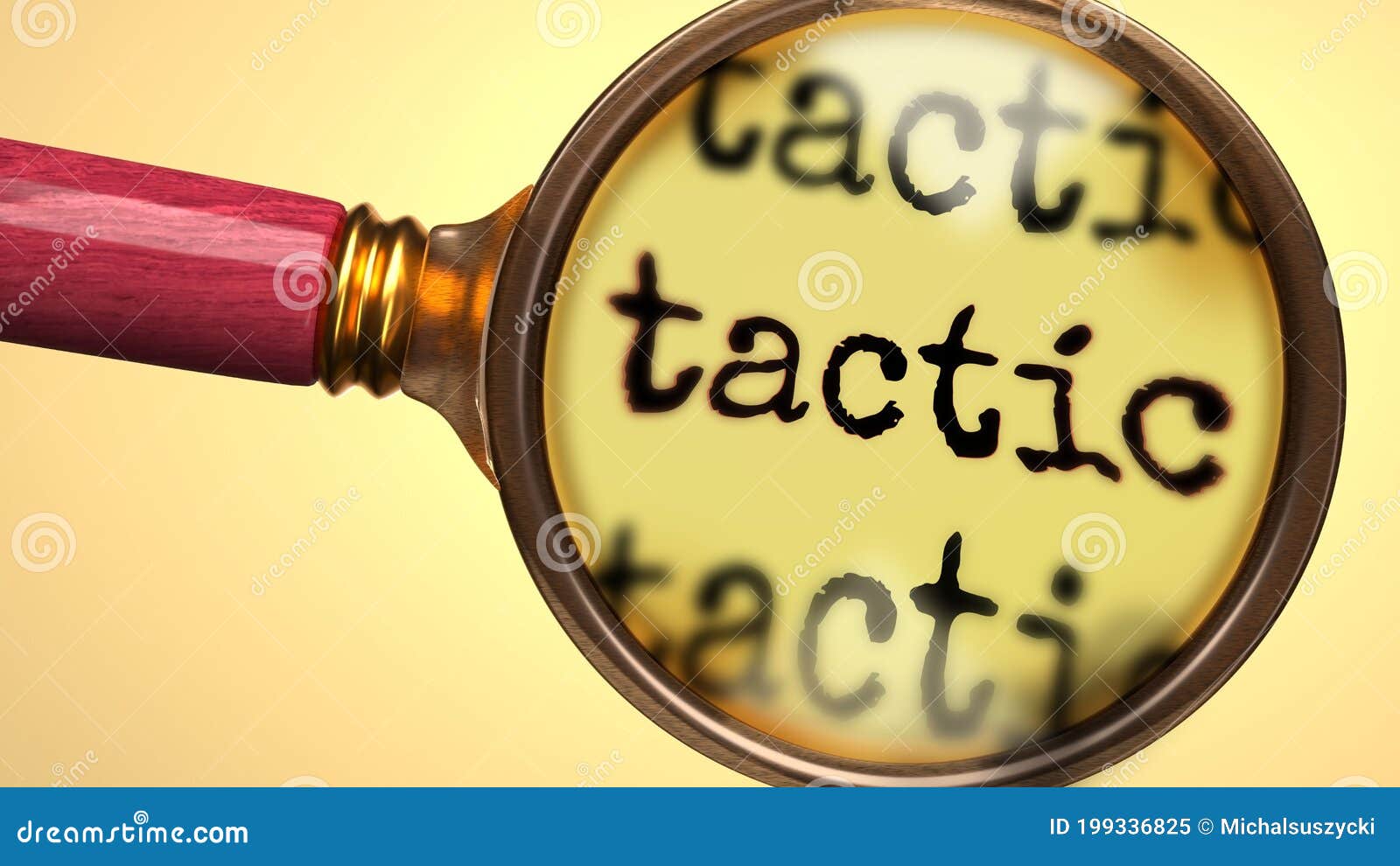 Examine And Study Tactic, Showed As A Magnify Glass And Word Tactic To ... Examine And Study Tactic, Showed As A Magnify Glass And Word Tactic To ...