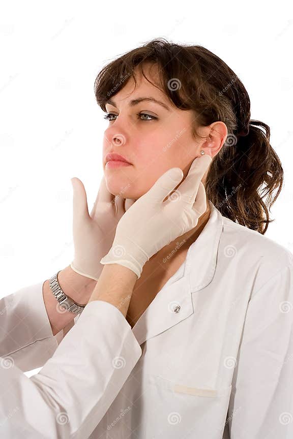 Examining stock image. Image of health, coat, nodules - 1998353