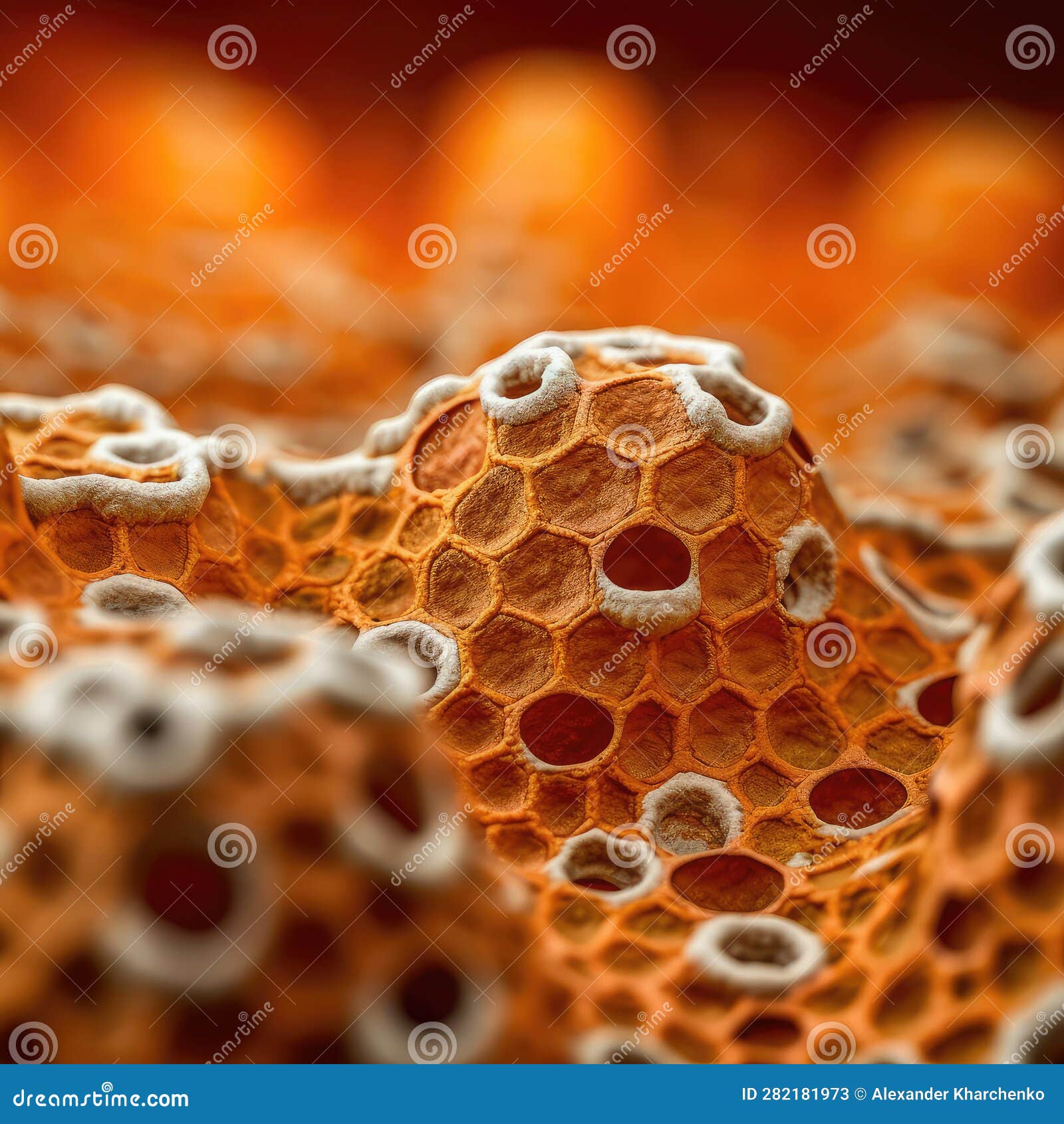 Examining Bacteria Under a Microscope Extreme Closeup. Generative AI ...
