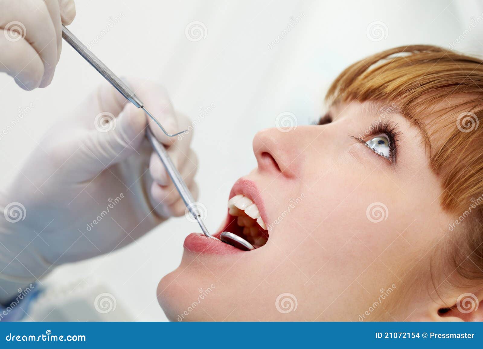 Examining mouth stock photo. Image of hygiene, human - 21072154