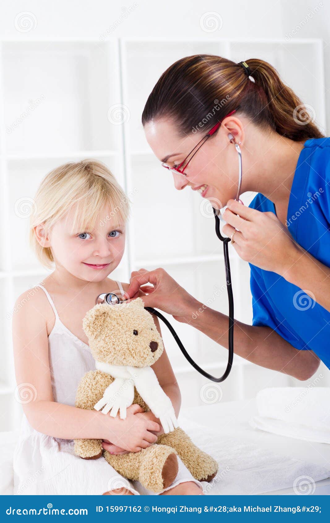 Examining patient stock photo. Image of healing, consulting - 15997162