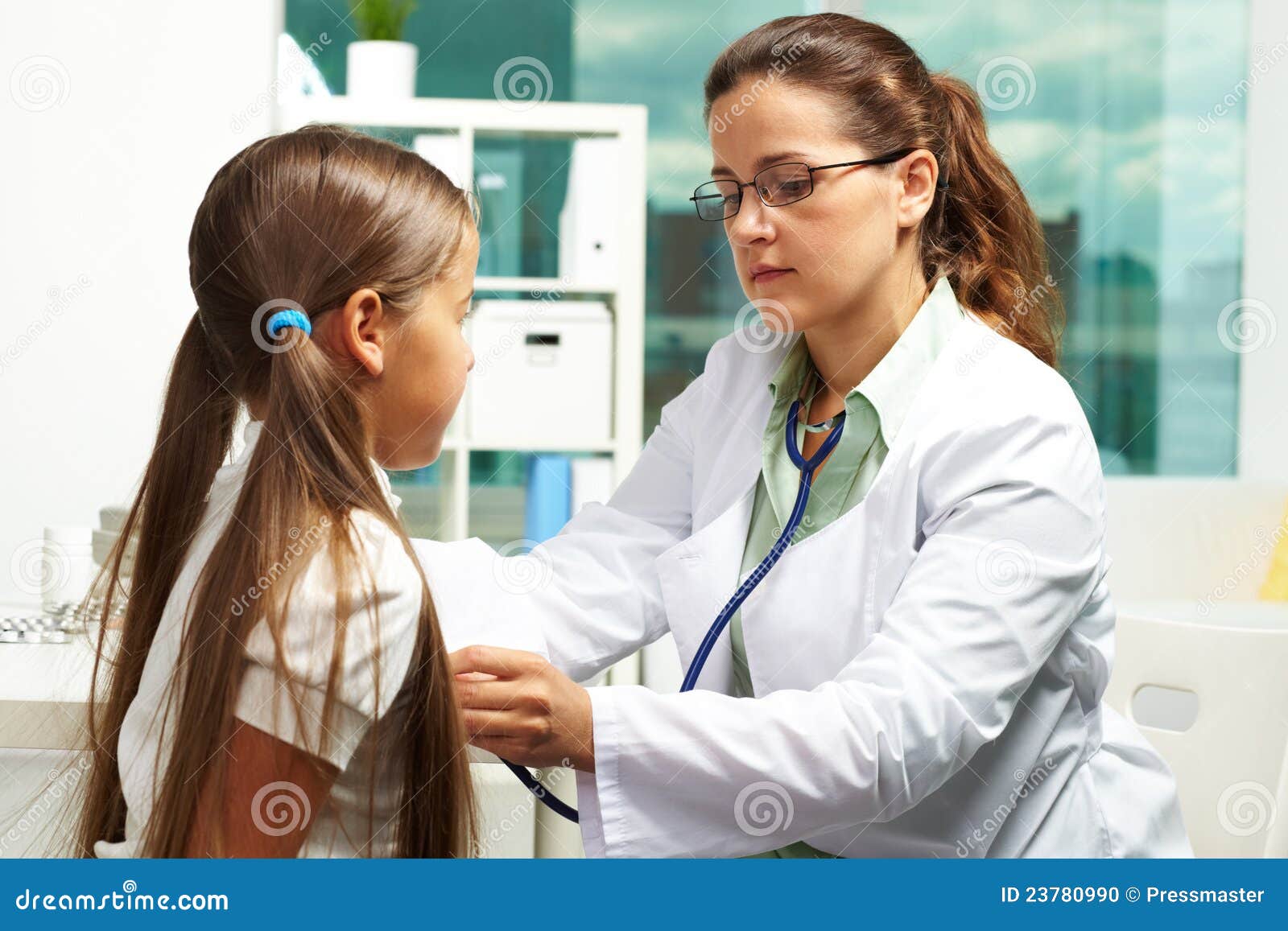 Examining patient stock photo. Image of ailment, health - 23780990