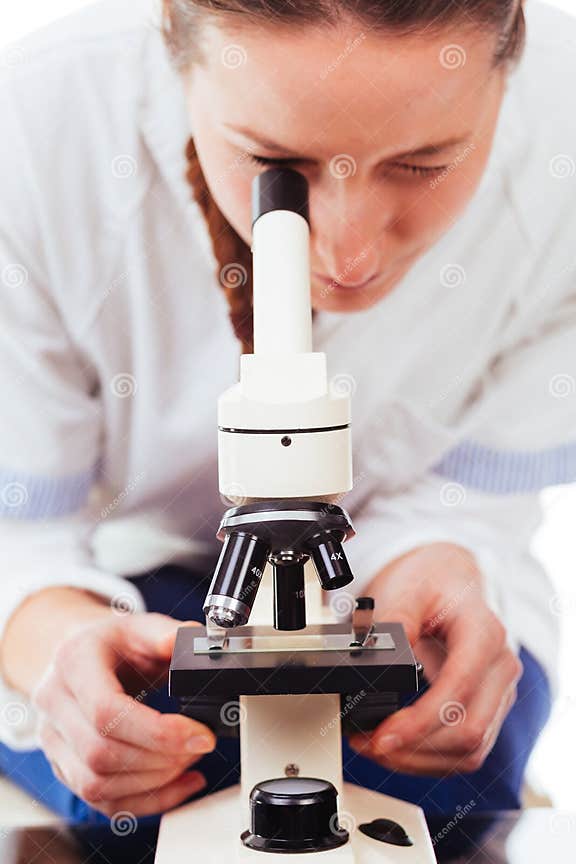 Examining probes stock image. Image of look, chemistry - 64291287