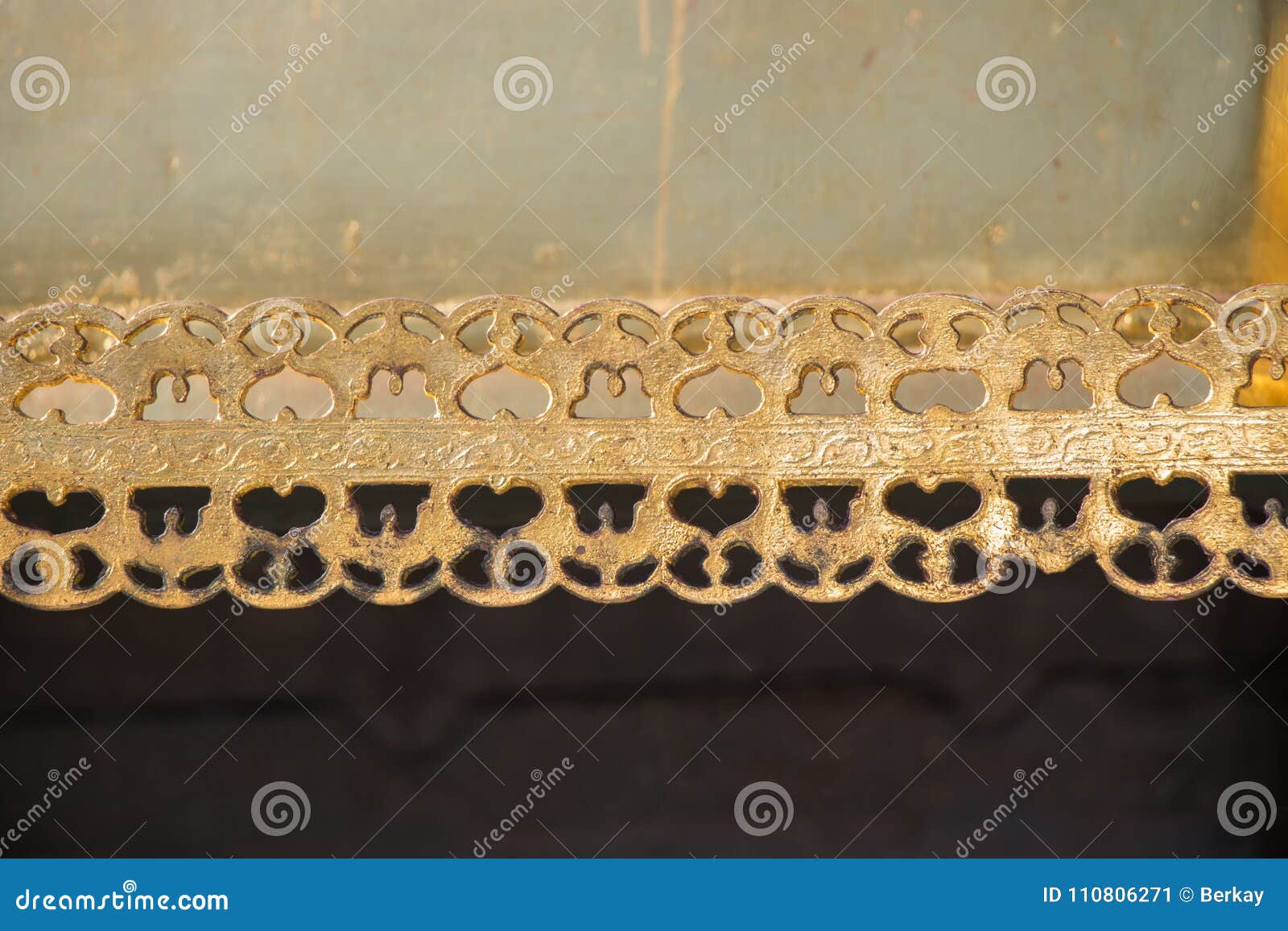 Example of Art Patterns on Metal Stock Image - Image of inlay, antique ...